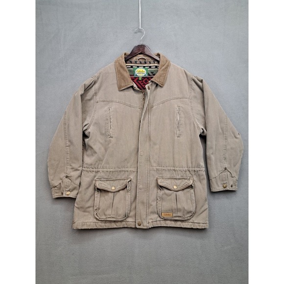 Cabela's | Jackets & Coats | Cabelas Mens 2xl Chore Jacket Aztec Blanket Lined Canvas Coat ...